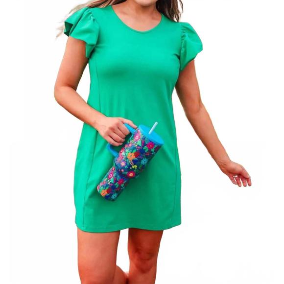 Jess Lea | Dresses | New Jess Lea Caitlin Flutter Sleeve Mini Dress In ...